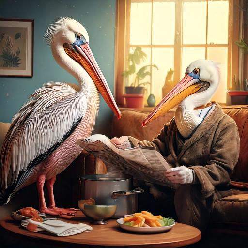 Cano, el pelícano que demuestra a sus padres que es muy responsable ...